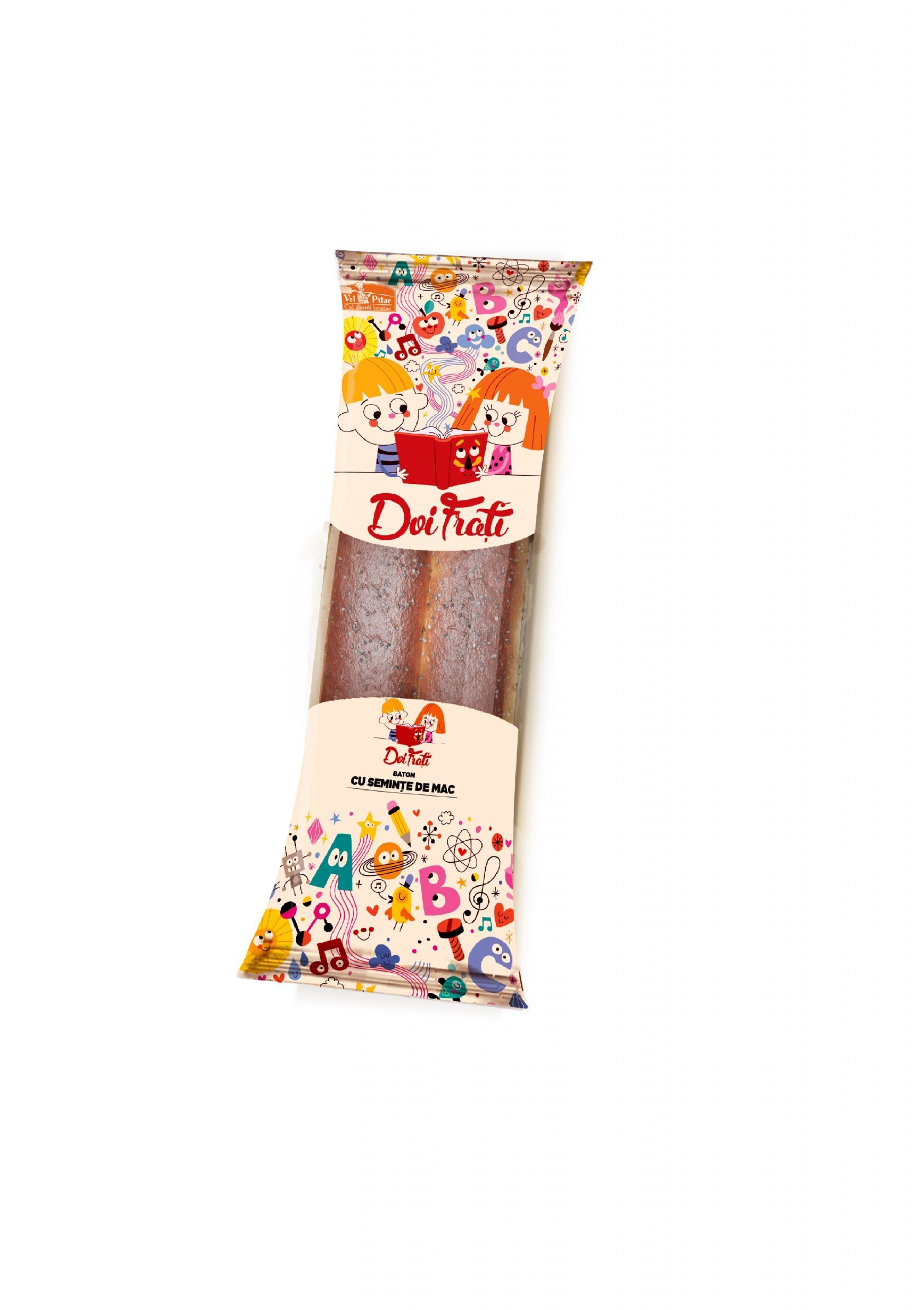 Batonul Doi Frați cu seminte de mac - Vel Pitar - Cel Dintai Brutar